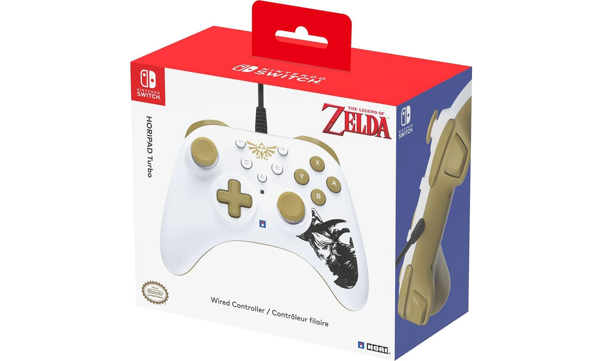 Hori NSW-463U Zelda Wired Controller PC & Switch White | BestPrice.gr