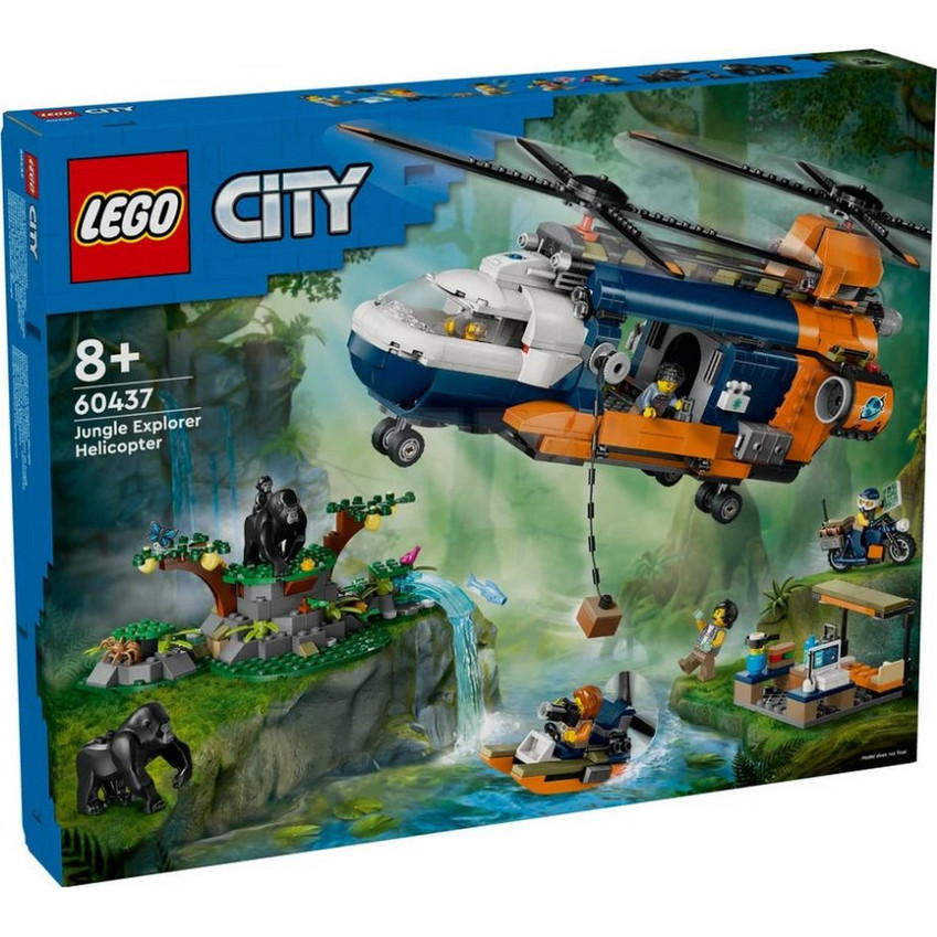 Lego City Jungle Explorer Helicopter at Base Camp για 8+ Ετών 60437 ...