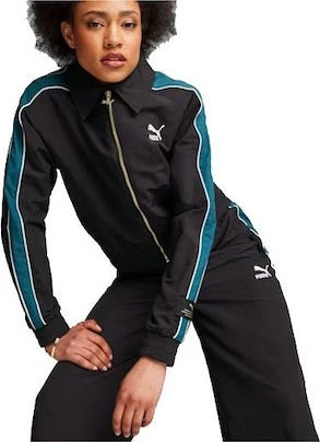 Puma Play Loud T7 Track Γυναικεία Ζακέτα Φούτερ Μακριά με Φερμουάρ ...