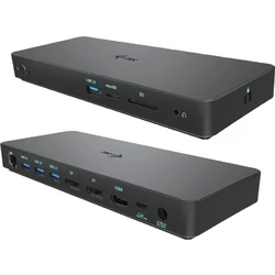 I-tec C31TRIPLE4KHDMIPD USB-C Docking Station με DisplayPort / HDMI PD και Σύνδεση 3 Oθονών ...