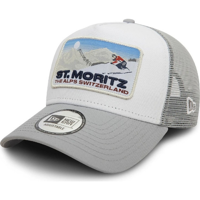 New Era St. Moritz Ανδρικό Καπέλο Jockey με Δίχτυ Snapback Υφασμάτινο ...