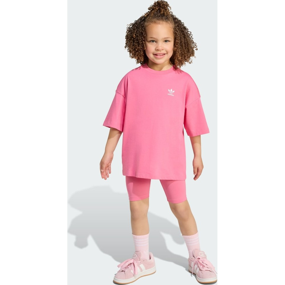 Adidas Παιδικό Σετ για Κορίτσι Καλοκαιρινό Ροζ JY4872 | BestPrice.gr