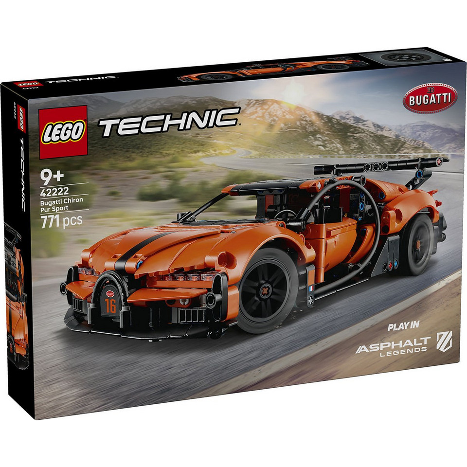 Lego Technic Bugatti Chiron Pur Sport Hypercar για 9+ Ετών 42222 ...