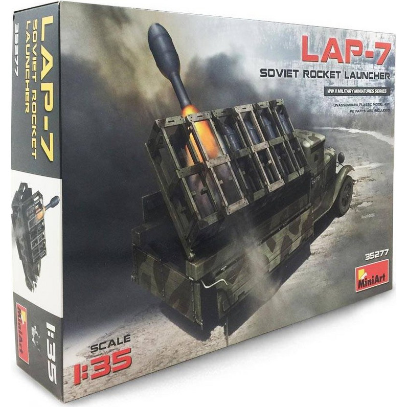MiniArt Soviet Rocket Launcher LAP-7 Συναρμολογούμενο Πλαστικό Μοντέλο ...