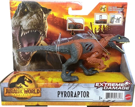 Mattel Jurassic World Dominion Extreme Damage Δεινόσαυρος Με Σπαστά ...