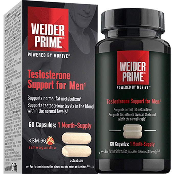 Weider Prime Testosterone Support 60 Κάψουλες | BestPrice.gr