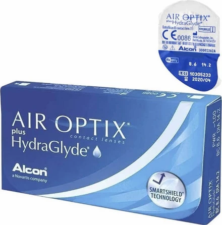 Alcon & Ciba Air Optix Plus HydraGlyde Μηνιαίοι Φακοί Επαφής Σιλικόνης ...