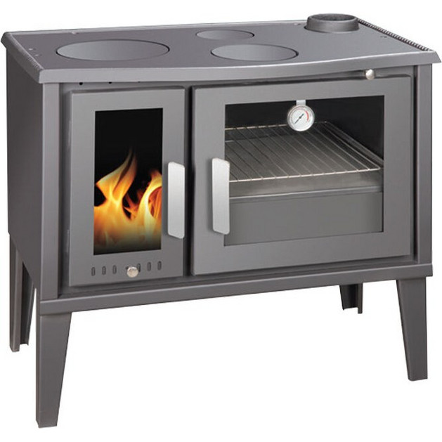 Syrios Roino KS-2005A Grey Ξυλόσομπα με Φούρνο | BestPrice.gr