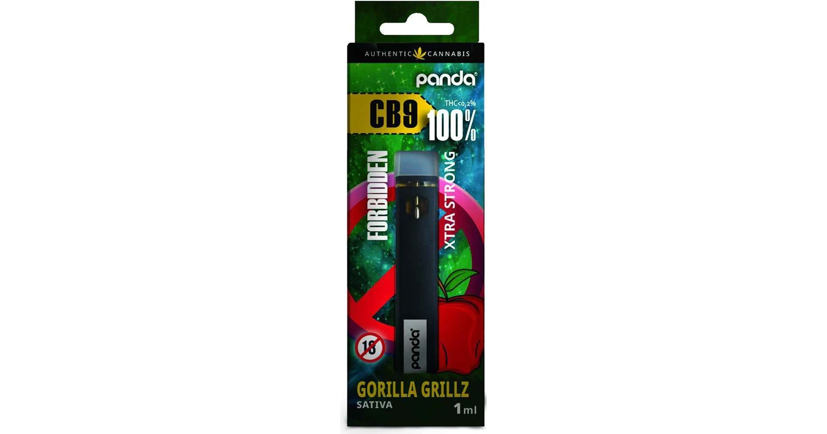 Panda Forbidden CB9 Gorilla Grillz Sativa 1ml | BestPrice.gr