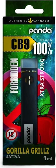 Panda Forbidden CB9 Gorilla Grillz Sativa 1ml | BestPrice.gr