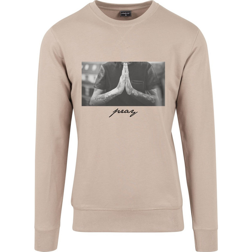 Mister Tee Pray Ανδρικό Φούτερ Μπεζ MT2664 | BestPrice.gr