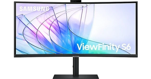Samsung Viewfinity S6 LS34C652VAU Ultrawide VA HDR Curved Smart Monitor ...