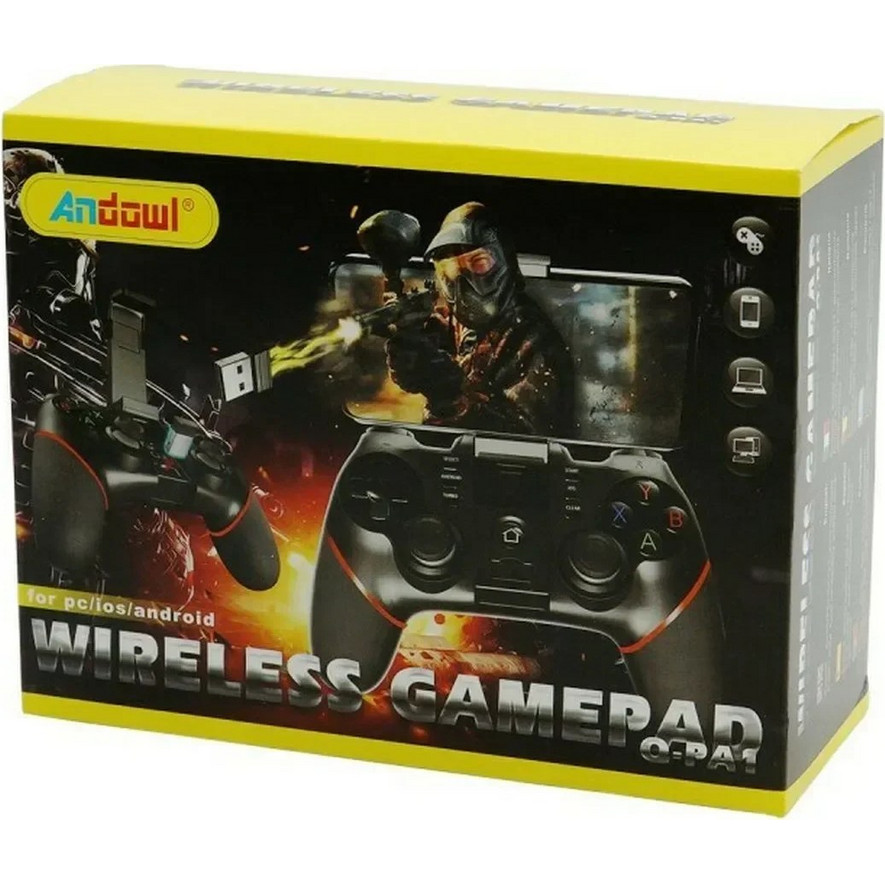 Andowl Q-PA1 Wireless Controller Κινητού Android iOS & PC Black ...