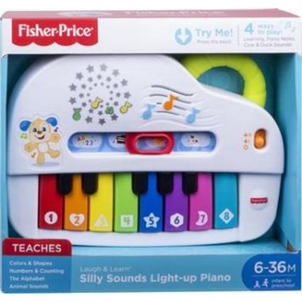 Fisher-Price Laugh & Learn Εκπαιδευτικό Πιάνο Με Φώτα 6+ Μηνών ...