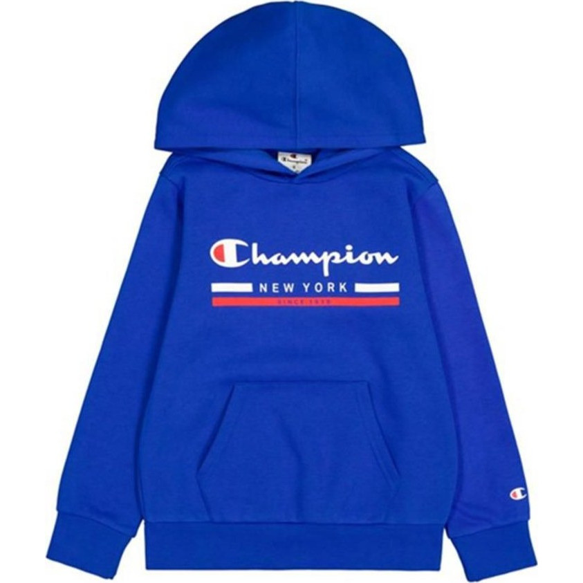 Champion Παιδικό Φούτερ με Κουκούλα Μπλε 306837-BS008 | BestPrice.gr