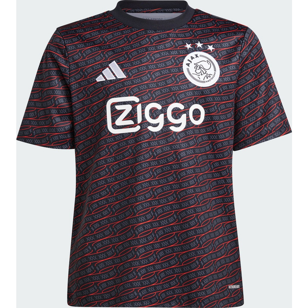 Adidas Ajax Amsterdam Παιδικό T-Shirt Κοντομάνικο Μπορντό IT5090 ...