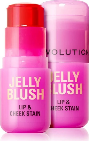 Makeup Revolution Jelly Blush Peach Orange Stick Blush Lip & Cheek 5 ...
