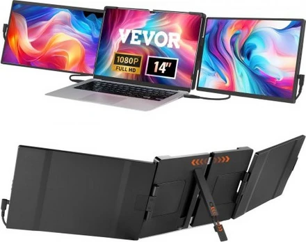 Vevor DR145 Dual IPS Φορητό Monitor 14" 1920x1200 FHD 60Hz | BestPrice.gr