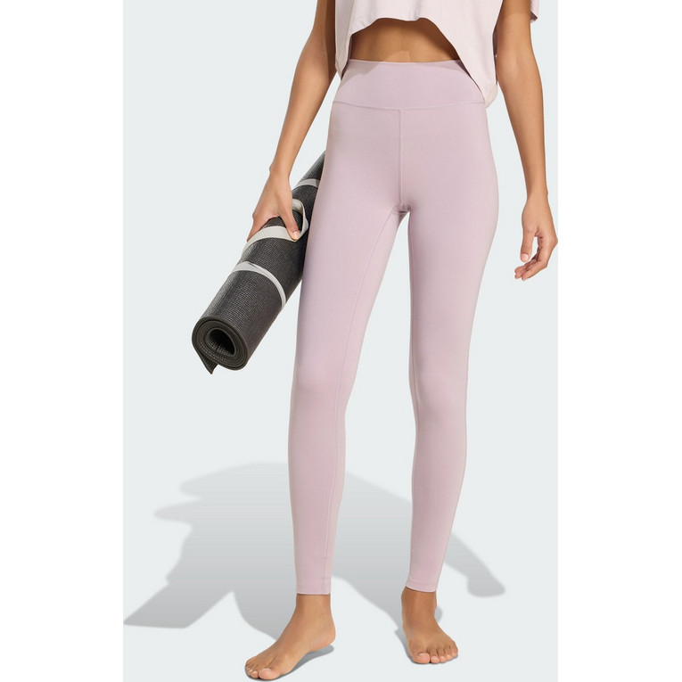 Adidas All Me Essentials Γυναικείο Κολάν Μακρύ Ψηλόμεσο Ροζ JZ3540 ...