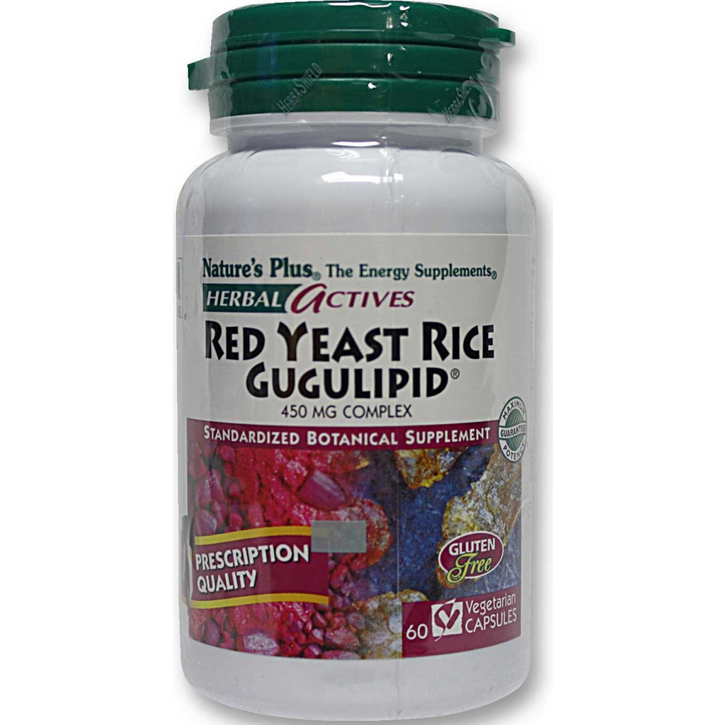 Nature's Plus Red Yeast Rice Gugulipid 450mg 60 Κάψουλες | BestPrice.gr