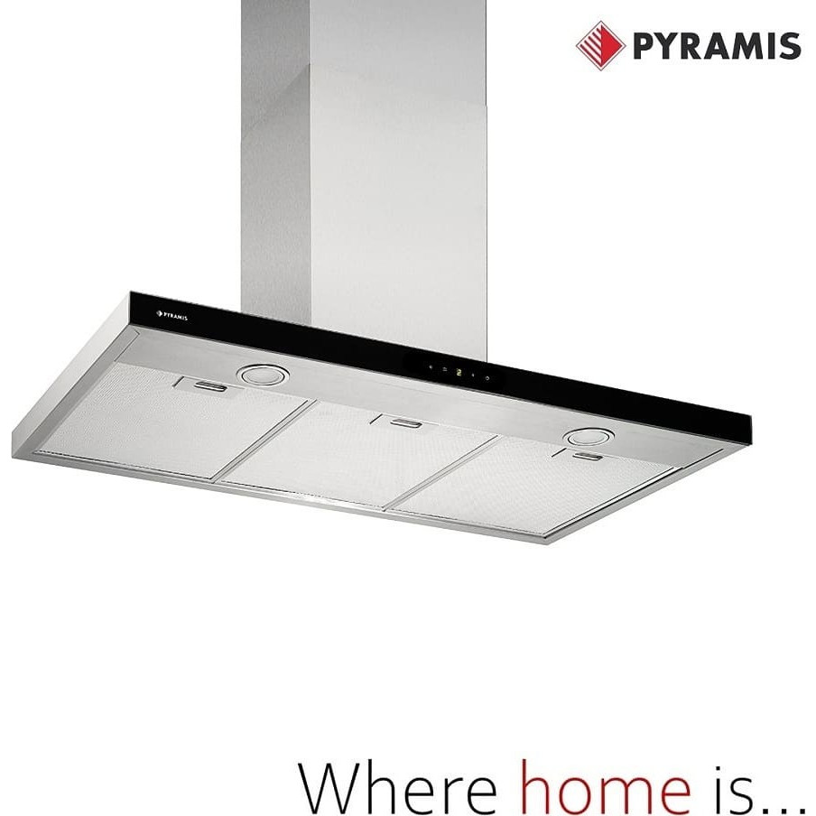 Pyramis Grandezzo 90 Απορροφητήρας Καμινάδα-Τζάκι 90cm Inox | BestPrice.gr