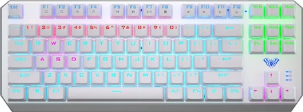 Aula F3087 Μηχανικό Gaming Πληκτρολόγιο TenKeyLess με Custom Blue ...