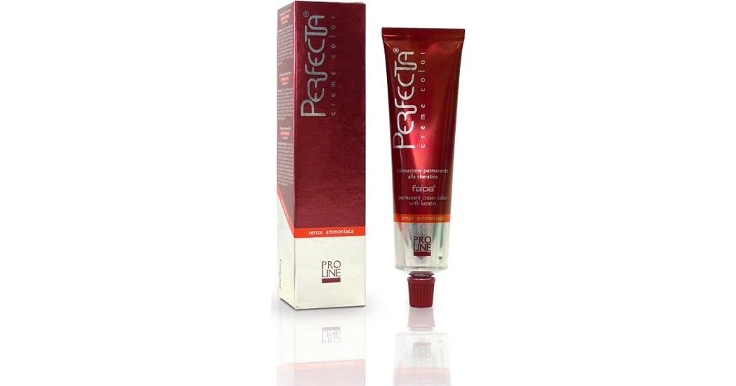 Perfecta Keratin Cream Color 4.34 Καστανό Χρυσό Χάλκινο Μόνιμη Βαφή ...