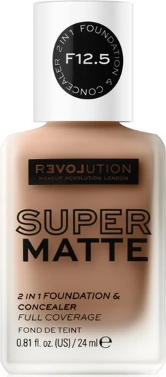 Revolution Relove Super Matte F12.5 Liquid Foundation 24ml | BestPrice.gr