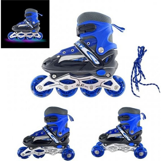 GC SK2 Inline Αυξομειούμενα Rollers Παιδικά Μπλε NJG-10-01-004 ...