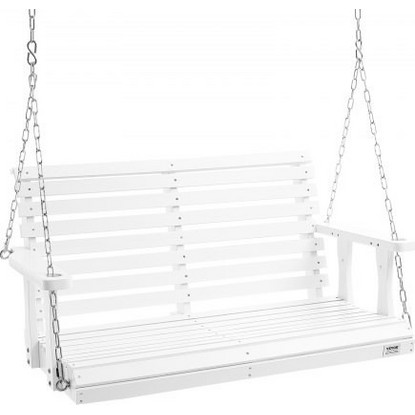 Vevor Κρεμαστή Διθέσια Κούνια Ξύλινη Λευκή MLQQCMK4YC0004ZALV0 ...