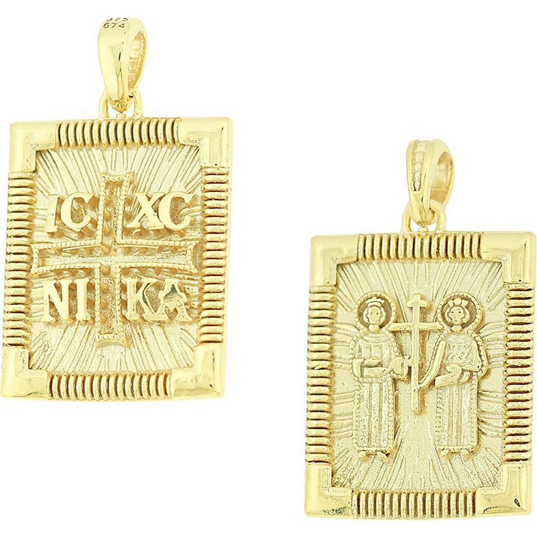 Senzio Γυναικείο Μενταγιόν Κωνσταντινάτο από Xρυσό 14K 5KR.D426KP ...