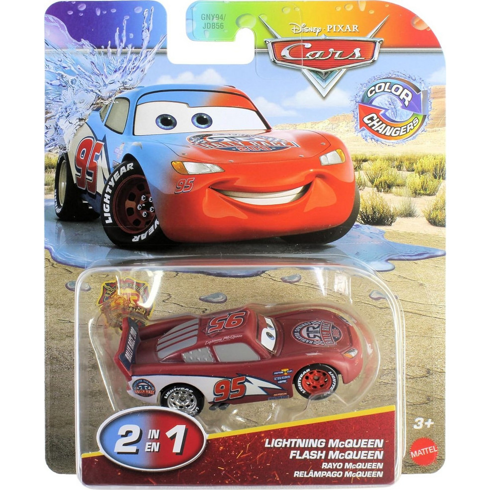 Mattel Disney Cars Pixar Color Changer Lightning McQueen JHD86 ...