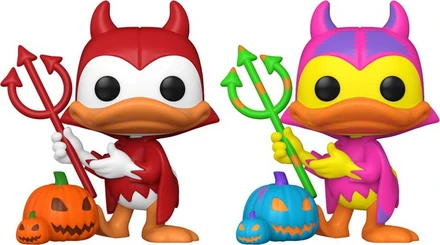 Funko Pop! Disney Mickey & Friends 1446 Devil Donald with Pumpkin ...