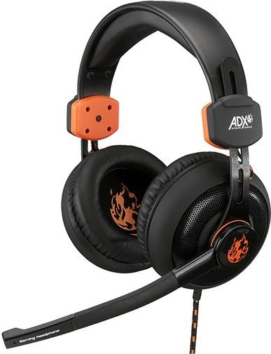 Adx Firestorm A01 Gaming Headset Over Ear Black Orange | BestPrice.gr