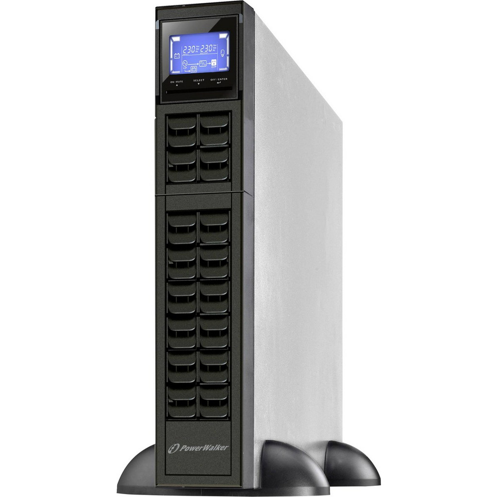 PowerWalker VFI 3000 CRM LCD UPS On-Line 3000VA 2400W Καθαρού Ημιτόνου ...