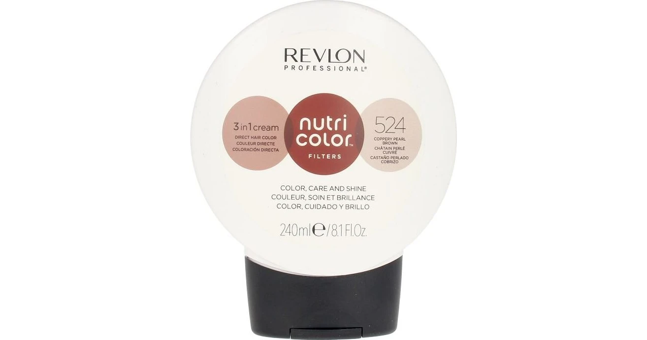 Revlon Nutri Color Creme 524 Copper Brown Μόνιμη Βαφή Μαλλιών 240ml