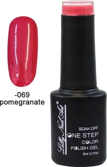 Lilly Nail Art Color Gel Pomegranate Ημιμόνιμο Βερνίκι Νυχιών 5ml ...