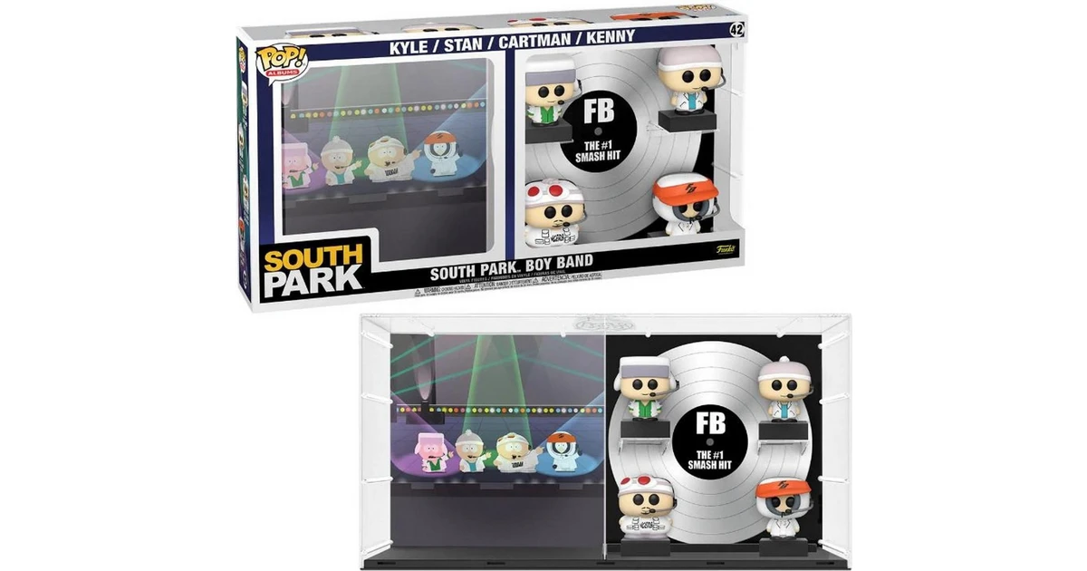 Funko Pop! Albums Deluxe South Park 20th Anniversary 4-Pack Kyle, Stan ...
