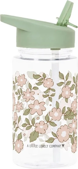 A Little Lovely Company Blossom Sage Παιδικό Μπουκάλι Πλαστικό BPA Free ...