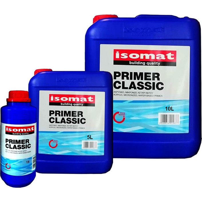 Isomat Primer Classic Ακρυλικό Αστάρι Νερού 1lt | BestPrice.gr