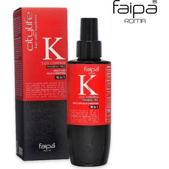 Faipa City Life Keratin System S.O.S Control Λοσιόν Μαλλιών Κερατίνης ...