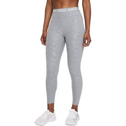 Nike Pro Dri-FIT Γυναικείο Κολάν Μακρύ Ψηλόμεσο Γκρι DD6323-073 ...