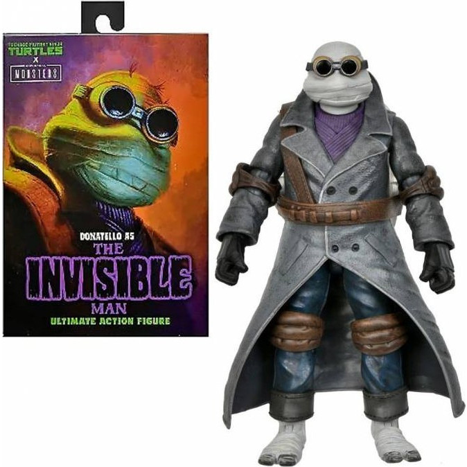 Neca Teenage Mutant Ninja Turtles Donatello As The Invisible Man 18cm ...