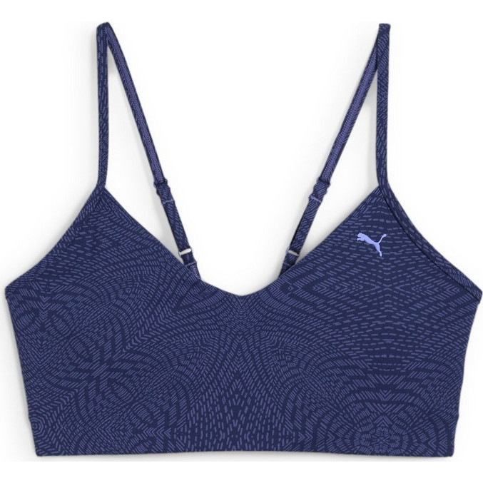 Puma Move Cloudspun Print Αθλητικό Μπουστάκι με Μέτρια Στήριξη Navy ...