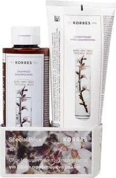 Korres Almond & Linseed Σετ Περιποίησης Μαλλιών Conditioner 200ml ...