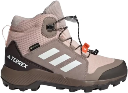 Adidas Terrex Mid Gore-Tex Hiking Παιδικά Μποτάκια Χιονιού Ροζ Καφέ ...