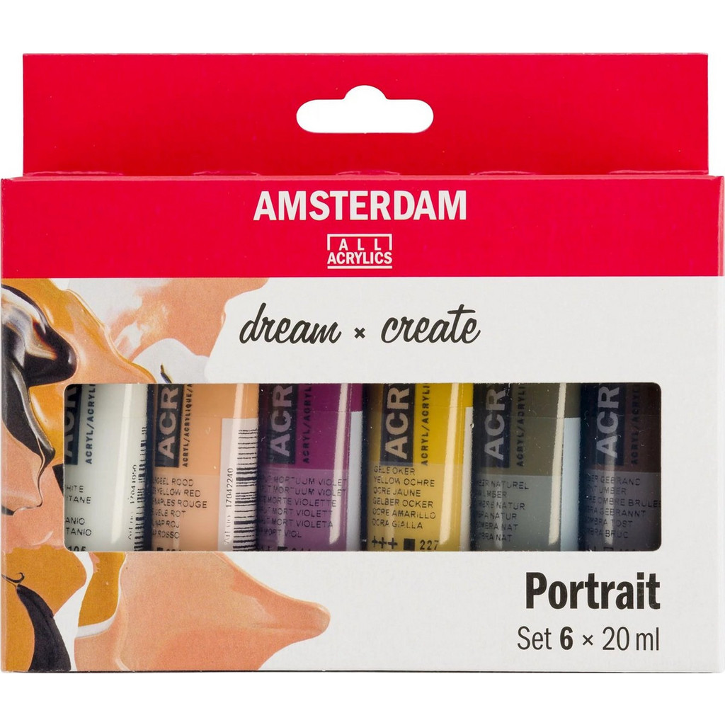 Royal Talens Amsterdam Portrait Σετ Ακρυλικά Χρώματα Ζωγραφικής 20ml ...