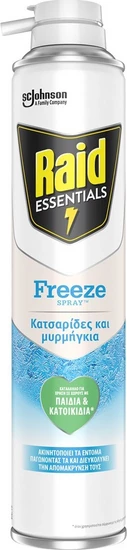 Raid Freeze Spray Εντομοκτόνο για Κατσαρίδες & Μυρμήγκια 350ml ...