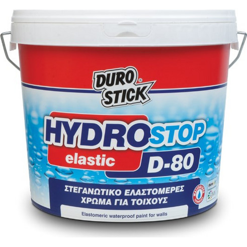 Durostick D-80 Hydrostop Μονωτικό Ακρυλικό Χρώμα Εξωτερικού Χώρου 3lt ...