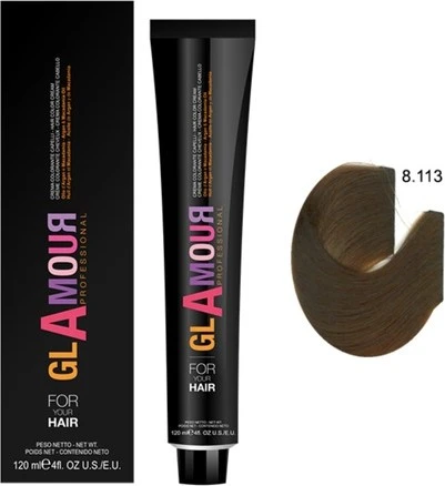 Glamour Professional Permanent Hair Color Cream 8.113 Fallow Deer ...